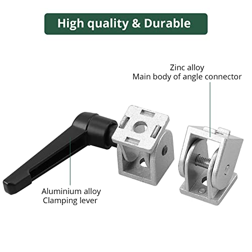 Corner Bracket, JiGiU 2 Pcs Angle Mounting Brackets for 2020 Joint ...