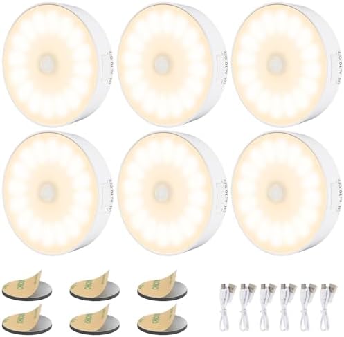 Amazon.com: Electight 3 Pack Motion Sensor Light, 8 LEDs Rechargeable ...