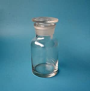 KimLab Wide Mouth Clear Glass Reagent Bottle Media Storage Bottle 30ml,60ml,125ml,250ml,500ml ...