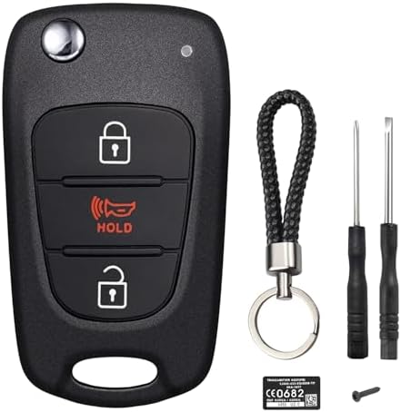 Amazon.com: Flip Key Fob Shell Case Replacement Fits for Kia Soul 2011 ...