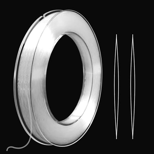 Redamancy 200m * 0.45mm Clear Nylon Thread Invisible String,Clear ...