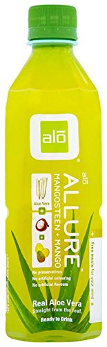 Amazon.com : Alo Allure Aloe Vera Juice Drink, Mangosteen Plus Mango ...