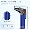 Amazon.com: TOPKAY Torch Lighter, Windproof Butane Refillable Torch Flame Lighter, Multi Utility ...