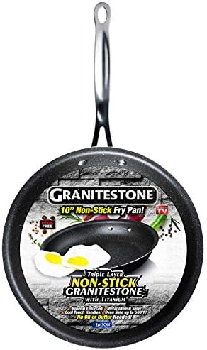 Amazon.com: GRANITE STONE 10" Non-Stick Frying Pan with Mineral/Diamond ...