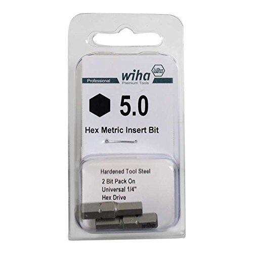 Hex Head Insert Bit for 1/4" Hex Drive, 5mm x 1" Long: Amazon.com ...