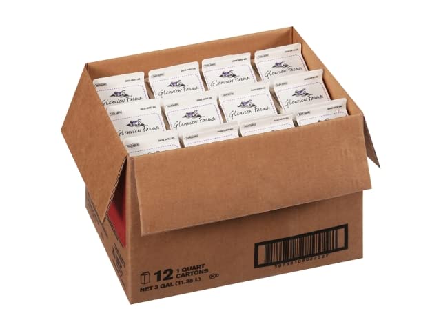 Amazon.com: Glenview Farms Half n' Half, 1 Quart Carton, 12-Pack ...