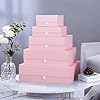 Amazon.com: PLINJOY Pink Gift Box Large 13.5x11.8x4.7 Inches, Pink Gift ...