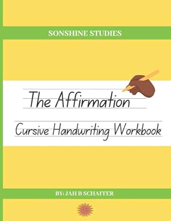 The Affirmation Cursive Handwriting Workbook : Amazon.in: Books