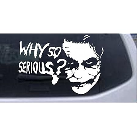 Home Décor JOKER Car/Van/Camper/Bonnet/Window/Laptop Vinyl Decal ...