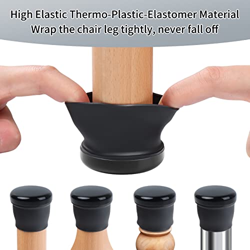 Snapklik.com : 8 PCS Extra Large Chair Leg Sliders For Carpet, Chair ...