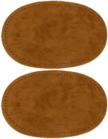 ZUPAYIPA 2Pcs Sew-On Fabric Oval Elbow Knee Patches Sweater Trousers ...