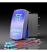 Amazon.com: Okerny Rocker Switch LED Light BAR, Laser Etched Toggle ...