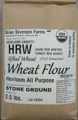 Amazon.com : Turkey Red Organic Wheat Flour: Heirloom All Purpose Stone ...