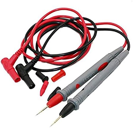 1 Pair Universal Probe Test Leads Pin for Digital Multimeter Needle Tip ...