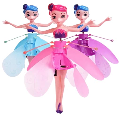 Buy toypal Magical Flying Fairy Doll - Hand Sensor Control, USB Powered, Sky Dancers Flying with ...