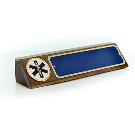 Amazon.com : Customizable Police Officer Desk Block, Includes ...