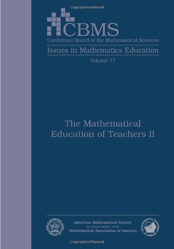 Amazon.com: The Mathematical Education of Teachers II (Cbms Issues in ...
