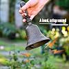 Amazon.com: Sungmor Cast Iron Dinner Bell, Rustic Hand Held Bell ...