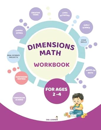 Amazon.com: Dimensions Math: Early Learning Workbook: 9798275538137 ...