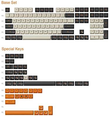 Keyboards, Mice & Accessories 157 Keys, Carbon Retro YUNZII AKKO Carbon ...