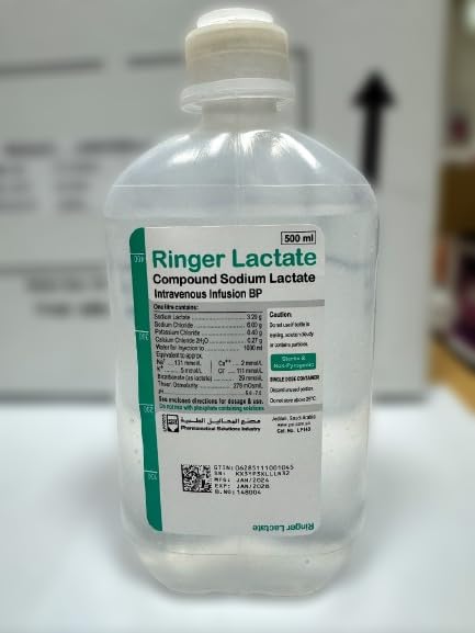 Ringer Lactate Compound Sodium Lactate Iv Infusion Bp 500ml ...