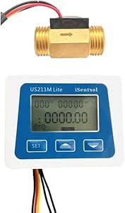 Amazon.com: Flow Sensor 1-30L/min Digital Flow Meter 5V Flow Reader ...