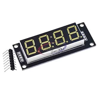 4-Digit LED 0.56" 7 Segments Display Tube TM1637 Clock Double Dots Module Size 30x14mm 0.56 inch ...