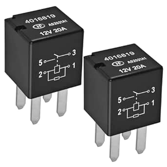 Amazon.com: Relay 4016819 (Pack of 2) – 12VDC 20A 4-Pin Automotive ...