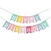 Amazon.com: Happy Birthday Banner, Assembled Reusable Imitated Burlap ...