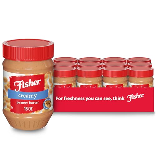 Snapklik.com : Fisher Snack Creamy Peanut Butter, 18 Ounces
