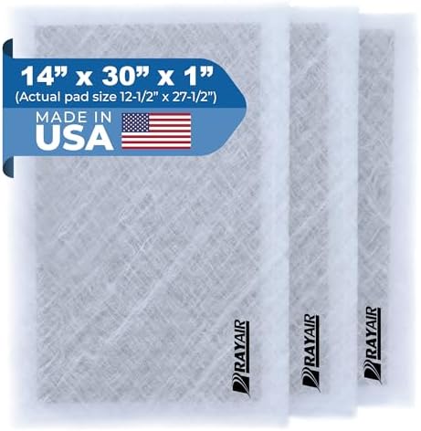 Amazon.com: RAYAIR SUPPLY 14x30 Replacement Filter Pads Compatible with ...