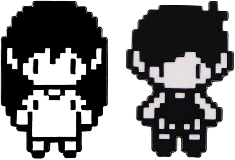 Amazon.com: OVCOS Omori Pins Enamel Brooch 2Pcs Set,Game Omori Cosplay ...