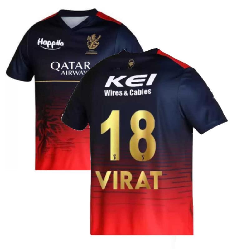 Buy Sports Cricket RCB Jersey 2023 (Men & Kids)_Bangalore Cricket ...