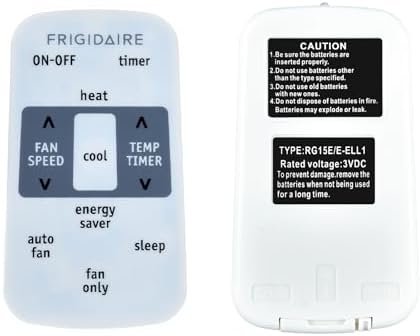 Amazon.com: Replacement for Frigidaire Window Air Conditioner Remote ...