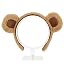 Amazon.com: Beviliu Brown Bear Ears Cute Headband Fluffy Grizzly ...