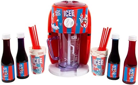 Amazon.com: ICEE Slushie Snow Cone Machine Bundle. Genuine ICEE Home ...