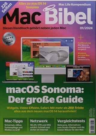 Mac Bibel 1/2024 : Mac Bibel: Amazon.de: Bücher