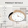 Amazon.com: Rulart Decorative Wall Clock for Living Room,Modern Round ...