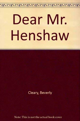 Dear Mr. Henshaw : Cleary, Beverly, Zelinsky, Paul: Amazon.in: Books