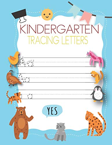 Buy Kindergarten tracing Letters: Trace Letters Alphabet Handwriting ...