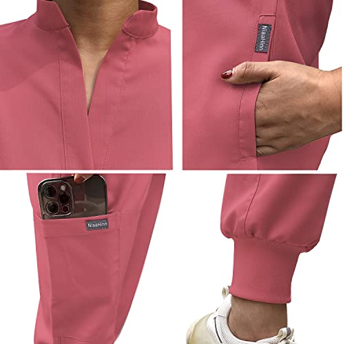 Ensemble médical pour femme, uniforme d'infirmière, pantalon et haut ...