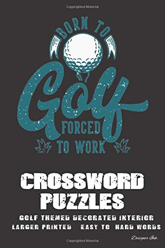 Crossword Puzzles for Golfers: Golf Themed Sport Art Interior with ...