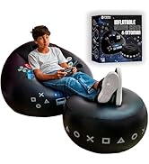 Amazon.com: Huge Inflatable Gaming Chairs for Adults, Kids & Teens of ...