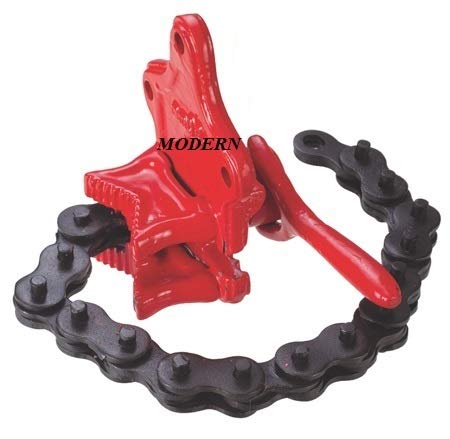 MODERN Chain Pipe Vice Heavy Duty 6"/150 mm : Amazon.in: Fashion