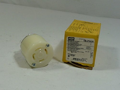 Hubbell HBL2733CN Twist-Lock Connector Plug 30A 480V 4-Wire 3-Pole ...