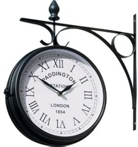 High Quality Paddington Outdoor Station Clock. : Amazon.co.uk: Garden