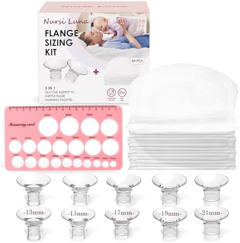Amazon.com : Nursi Luna Flange Sizing Kit with Flange Inserts 13/15/17 ...