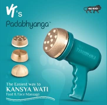 VT's Padabhyanga Electric Ayurvedic Kansa Vatki foot massager (Green ...