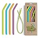 Amazon.com: Softy Straws Wide Premium Reusable Silicone Drinking Straws ...
