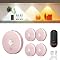 MEKKLEON Puck Lights With Remote Control - Rechargeable, Wireless Under ...
